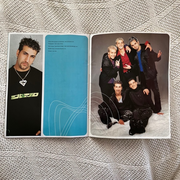 NSYNC | Other | Nsync Boy Band 998 First Original Concert Tour Program ...
